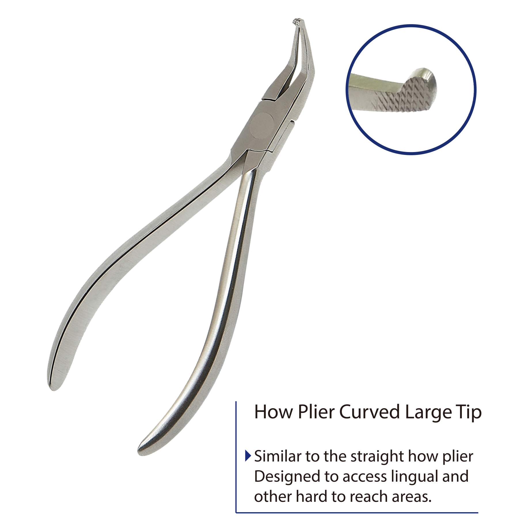How Plier Curved Large Tip - FamCare Instruments